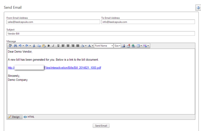 Billing | Features | Lead Capsule