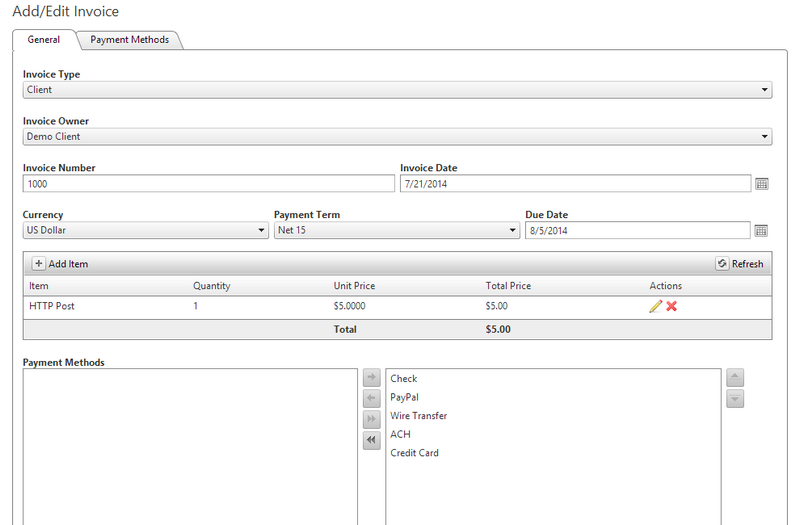 Invoicing | Features | Lead Capsule