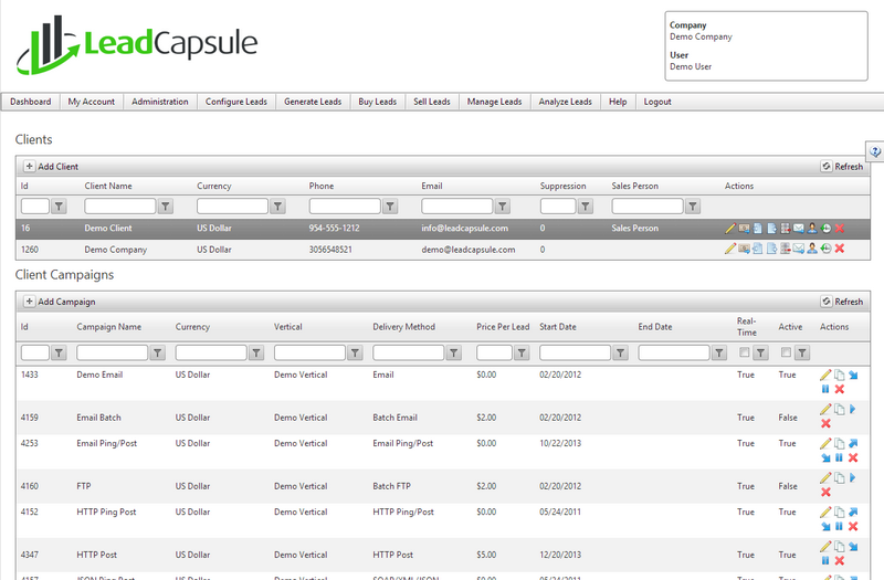 Lead Distribution | Features | Lead Capsule