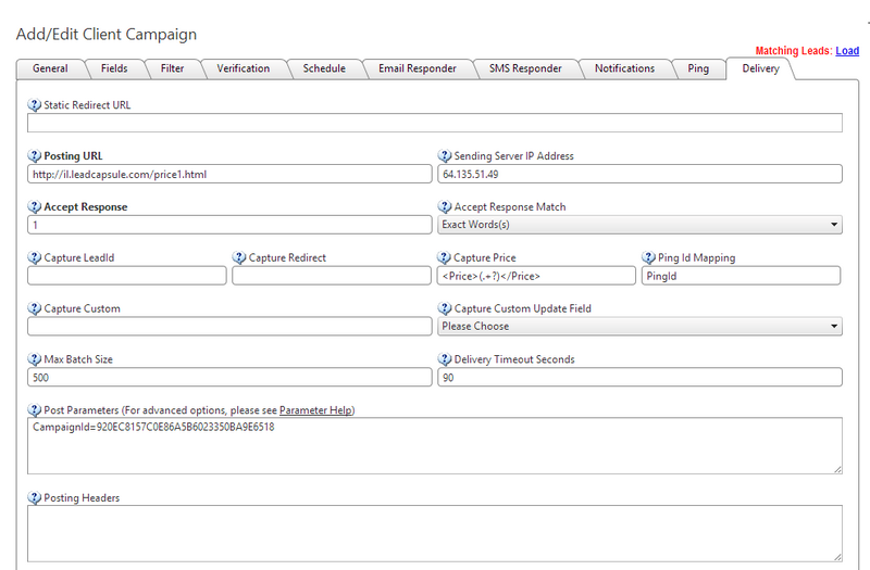 Ping / Post | Features | Lead Capsule